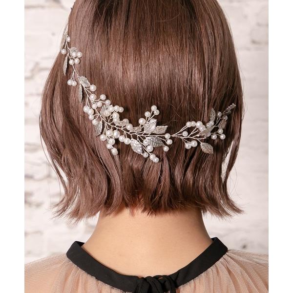 『タイムセール実施中』ZOZO問い合わせ番号:88802699ショップ:FUNALIVE，ファンアライブブランド:epic day，エピックデイ，FUNALIVE，ファンアライブ商品名:リーフ＆ピュアパールヘッドドレスカテゴリ:ヘアアクセサ...