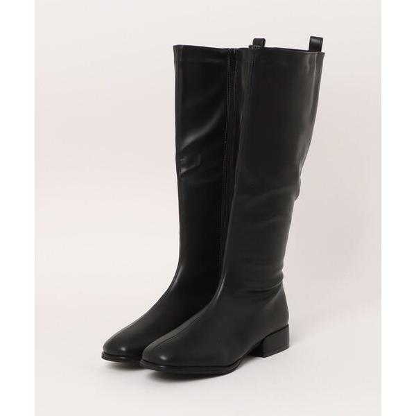 『タイムセール実施中』ZOZO問い合わせ番号:88802984ショップ:Mafmof，マフモフブランド:Realta，レアルタ商品名:Realta(レアルタ)3cmヒールピース付きソフトレザーロングブーツカテゴリ:シューズ>ブーツブラ...