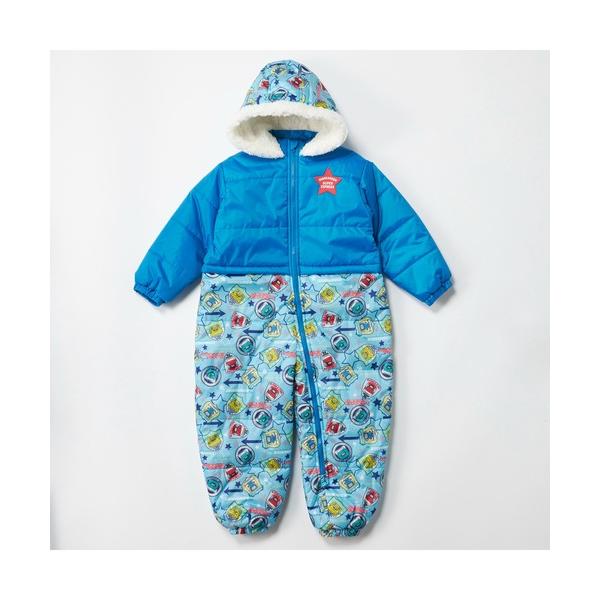 『タイムセール実施中』ZOZO問い合わせ番号:88803268ショップ:Karlas，カルラスブランド:Karlas，カルラス商品名:JR 新幹線 ベビー キッズ 撥水 中綿入り 裏ボア フード付き スノーウェア スノーボード スキーウェア...