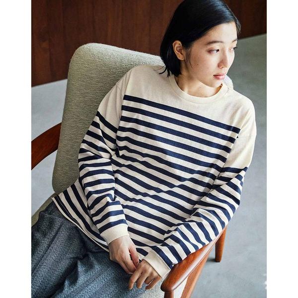 『セール実施中』ZOZO問い合わせ番号:88803828ショップ:FELISSIMO，フェリシモブランド:THREE FIFTY STANDARD，スリーフィフティースタンダード商品名:ＴＨＲＥＥ　ＦＩＦＴＹ　ＳＴＡＮＤＡＲＤ　クルーネック...