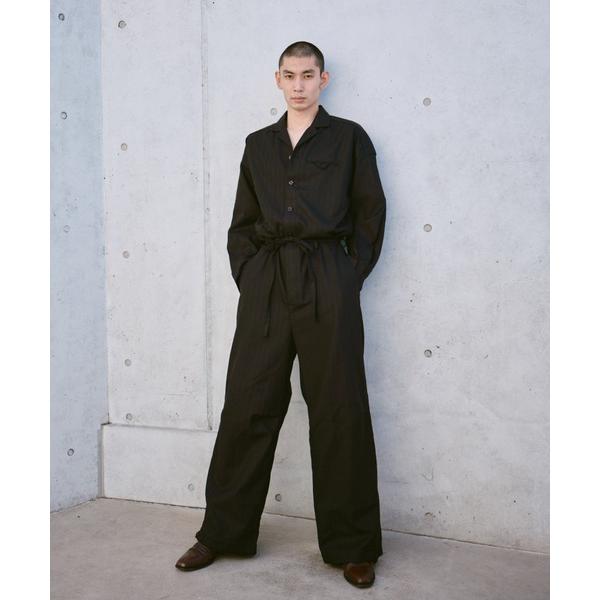 ZOZO問い合わせ番号:88804896ショップ:BROKEN BASE，ブロークンベースブランド:Camphor wood，カンファーウッド商品名:open collar belted assort l/s jump suit / 開襟ベ...