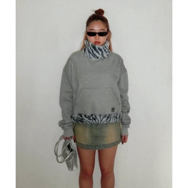 ZOZO問い合わせ番号:88804910ショップ:BROKEN BASE，ブロークンベースブランド:HTH，エイチティーエイチ商品名:Switchable animal sweatshirtカテゴリ:トップス>スウェットブランド品番:...