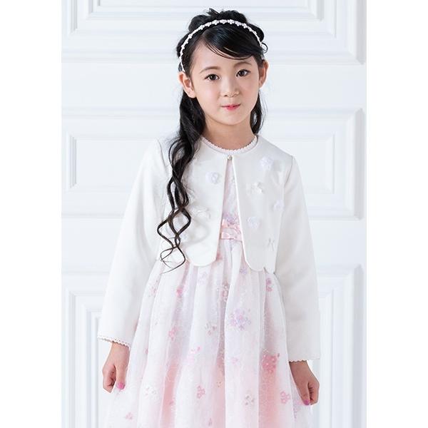 ZOZO問い合わせ番号:88838765ショップ:NARUMIYA ONLINE，ナルミヤ オンラインブランド:mezzo piano，メゾピアノ商品名:花モチーフ裾スカラップ　ジャケットカテゴリ:フォーマルスーツ/小物>スーツジャケ...