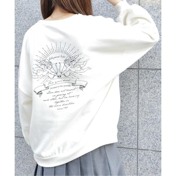 『タイムセール実施中』ZOZO問い合わせ番号:88869948ショップ:CERCA，チェルカブランド:spiritoso，スピリトーゾ商品名:【spiritoso】裏起毛エンジェル刺繍プルオーバー (CP)カテゴリ:トップス>スウェッ...