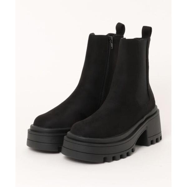 『タイムセール実施中』ZOZO問い合わせ番号:88871146ショップ:Mafmof，マフモフブランド:Mafmof，マフモフ商品名:Mafmof(マフモフ)8cm厚底トラックソールサイドゴアショートブーツカテゴリ:シューズ>ブーツブ...