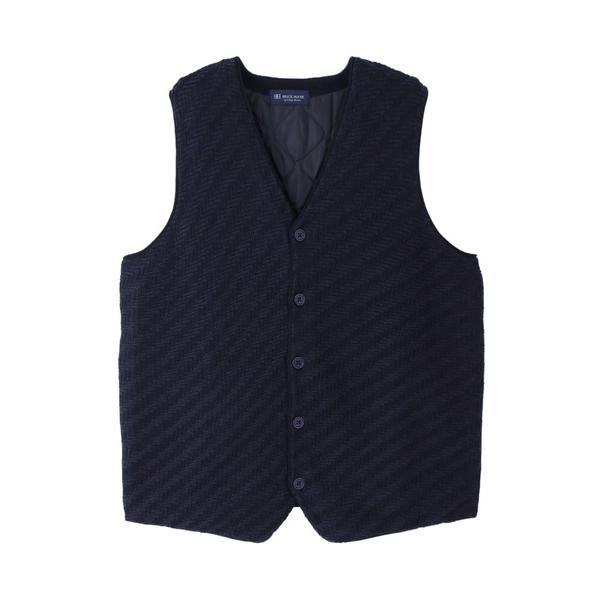 『セール実施中』ZOZO問い合わせ番号:88871525ショップ:TOKYO SHIRTS，トーキョーシャツブランド:Pitta Re:)，ピッタリ商品名:裏キルトニットジレ メンズカテゴリ:トップス>ベストブランド品番:BM05I5...