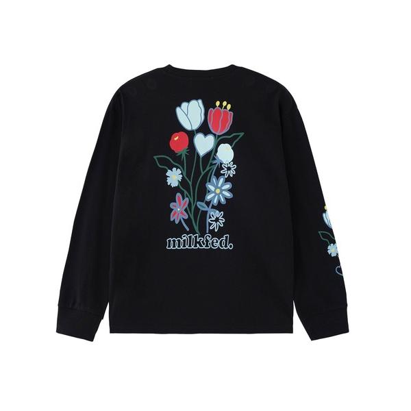 『セール実施中』ZOZO問い合わせ番号:88872408ショップ:MILKFED.，ミルクフェドブランド:MILKFED.，ミルクフェド商品名:FLOWER PRINT WIDE L/S TEEカテゴリ:トップス>Tシャツ/カットソー...