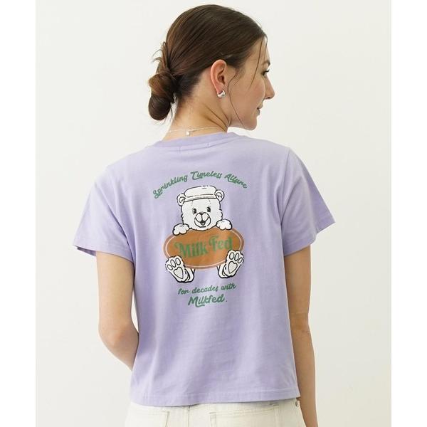 『セール実施中』ZOZO問い合わせ番号:88872421ショップ:MILKFED.，ミルクフェドブランド:MILKFED.，ミルクフェド商品名:BEAR COMPACT S/S TEEカテゴリ:トップス>Tシャツ/カットソーブランド品...