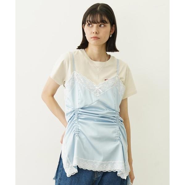 『セール実施中』ZOZO問い合わせ番号:88872482ショップ:MILKFED.，ミルクフェドブランド:MILKFED.，ミルクフェド商品名:GATHERED CAMISOLEカテゴリ:トップス>キャミソールブランド品番:10325...