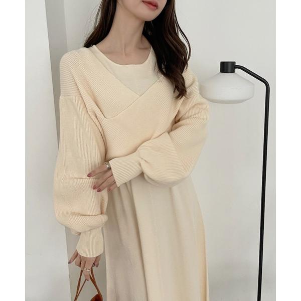 『タイムセール実施中』ZOZO問い合わせ番号:88872811ショップ:Ada.，エイダブランド:Ada.，エイダ商品名:アンサンブル クロスニット ノースリーブ ワンピースカテゴリ:ワンピース/ドレス>ワンピースブランド品番:ada...