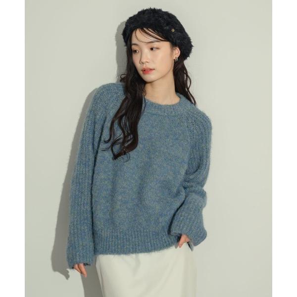 ZOZO問い合わせ番号:88905336ショップ:Auntie Rosa，アンティローザブランド:NEUNA，ヌナ商品名:MIXプルオーバーニットカテゴリ:トップス>ニット/セーターブランド品番:NNASC1124002カラー:ホワイ...