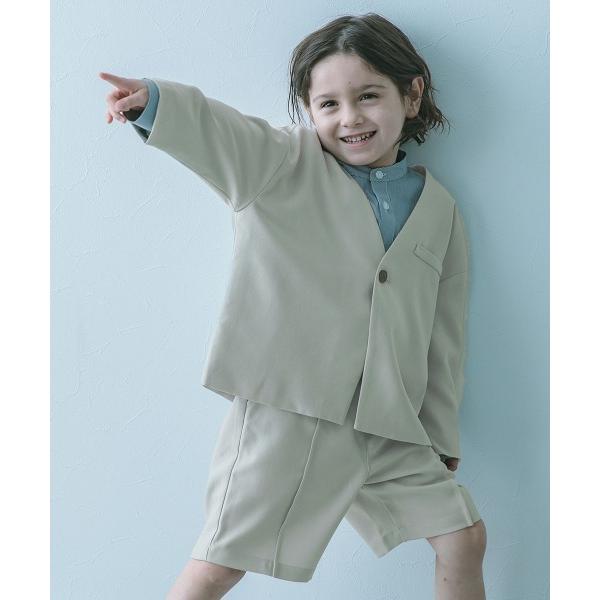 『タイムセール実施中』ZOZO問い合わせ番号:88906345ショップ:devirock，デビロックブランド:devirock，デビロック商品名:フォーマル ノーカラージャケット セットアップ(ハーフパンツ)カテゴリ:フォーマルスーツ/小物...