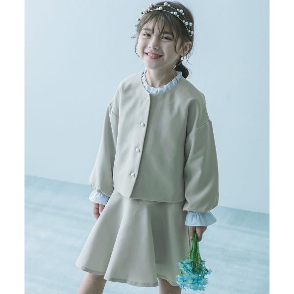 『タイムセール実施中』ZOZO問い合わせ番号:88906346ショップ:devirock，デビロックブランド:devirock，デビロック商品名:フォーマル ガールズノーカラー 無地セットアップカテゴリ:フォーマルスーツ/小物>スーツ...