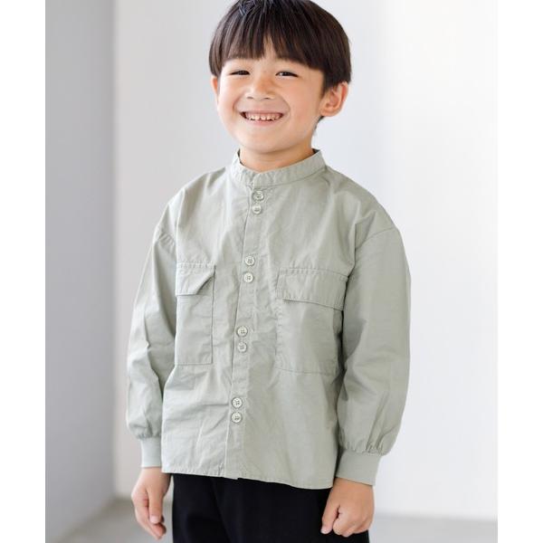 『セール実施中』ZOZO問い合わせ番号:88906507ショップ:MAKE YOUR DAY，メイクユアデイブランド:MAKE YOUR DAY，メイクユアデイ商品名:無地とストライプのバンドカラーシャツ■80〜140cmカテゴリ:トップス...