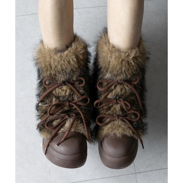 『セール実施中』ZOZO問い合わせ番号:88938999ショップ:me+em select，ミームセレクトブランド:me+em select，ミームセレクト商品名:【 ２color 】ボリュームフェイクファーブーツ ／ volume fak...