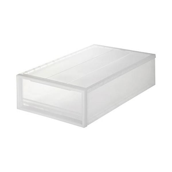 ZOZO問い合わせ番号:88939856ショップ:無印良品，ムジルシリョウヒンブランド:無印良品，ムジルシリョウヒン商品名:〔旧サイズ：引出式・小〕ポリプロピレン　衣装ケース　　小　約幅４０ｘ奥行６５ｘ高さ１８ｃｍカテゴリ:インテリア&gt...