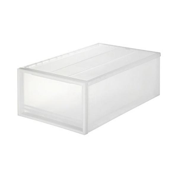 ZOZO問い合わせ番号:88939857ショップ:無印良品，ムジルシリョウヒンブランド:無印良品，ムジルシリョウヒン商品名:〔旧サイズ：引出式・大〕ポリプロピレン　衣装ケース　中　約幅４０ｘ奥行６５ｘ高さ２４ｃｍカテゴリ:インテリア>...