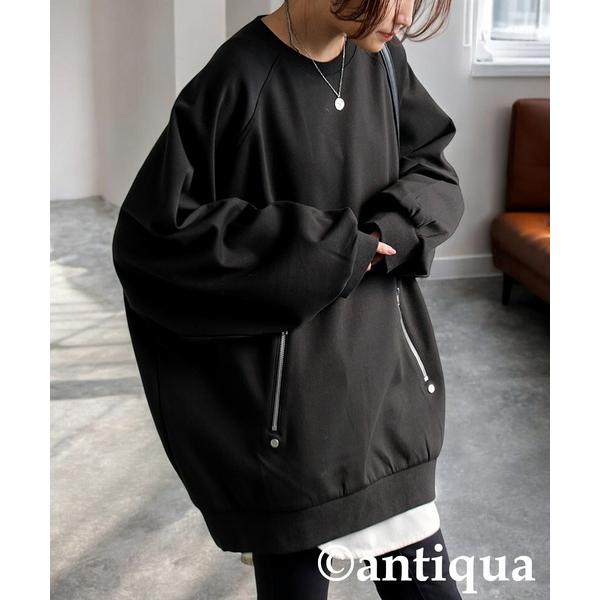 『タイムセール実施中』ZOZO問い合わせ番号:88939892ショップ:antiqua，アンティカブランド:antiqua，アンティカ商品名:ジップポンチプルオーバーカテゴリ:トップス>その他トップスブランド品番:ZA-00241素材...