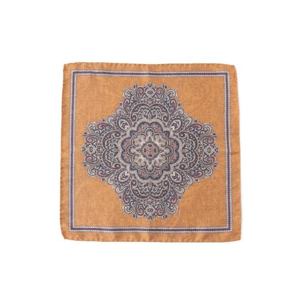 ZOZO問い合わせ番号:88942467ショップ:BEAMS MEN，ビームス メンブランド:BEAMS F，ビームスエフ商品名:FITZGERALD / シルク ペイズリー柄 チーフカテゴリ:財布/小物>ハンカチ/ハンドタオルブラン...