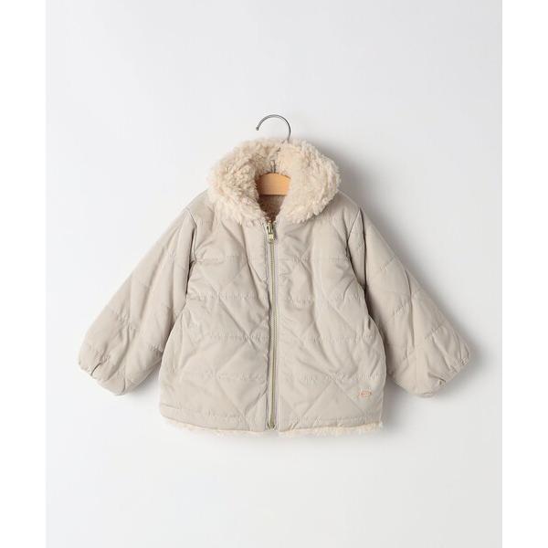 『タイムセール実施中』ZOZO問い合わせ番号:88942640ショップ:SHIPS KIDS，シップス キッズブランド:SHIPS，シップス商品名:SHIPS KIDS:80〜90cm / プードルファー×タフタ リバーシブル ジャケットカ...