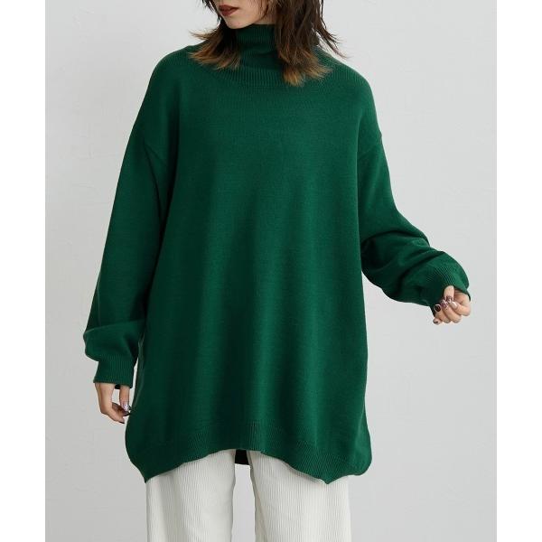 『タイムセール実施中』ZOZO問い合わせ番号:88973212ショップ:nissen，ニッセンブランド:Soiunique，スワユニーク商品名:もちもち素材ゆったりサイズタートルネックニット［Soiunique］カテゴリ:トップス>ニ...