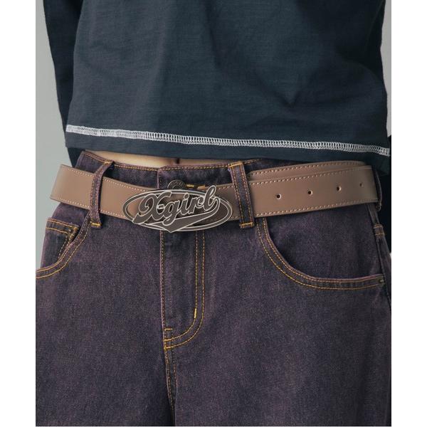 『タイムセール実施中』ZOZO問い合わせ番号:89037090ショップ:X-girl，エックスガールブランド:X-girl，エックスガール商品名:OVAL LOGO BUCKLE BELTカテゴリ:ファッション雑貨>ベルトブランド品番...