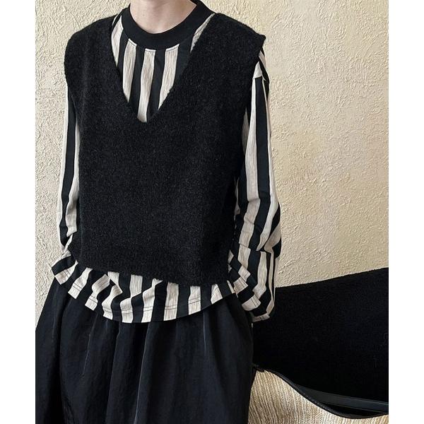 『タイムセール実施中』ZOZO問い合わせ番号:89038989ショップ:Ada.，エイダブランド:Miniministore，ミニミニストア商品名:ベスト レディース Vネックニットベストカテゴリ:トップス>ベストブランド品番:AMY...