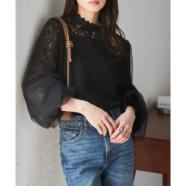 『タイムセール実施中』ZOZO問い合わせ番号:89072071ショップ:RANAN，ラナンブランド:RANAN，ラナン商品名:チュールドッキングフラワーレースブラウスカテゴリ:トップス>シャツ/ブラウスブランド品番:720488素材:...