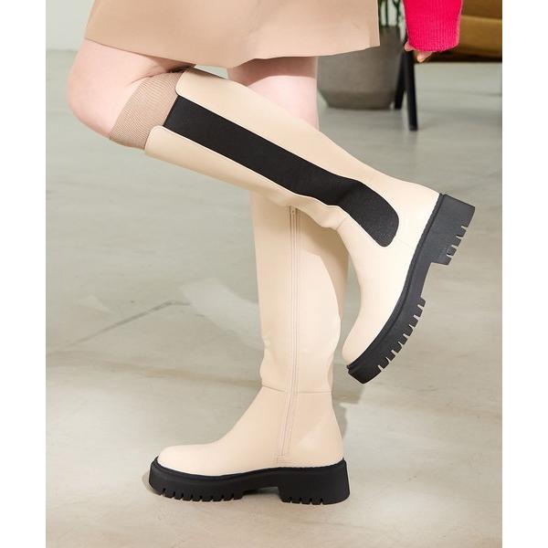 『タイムセール実施中』ZOZO問い合わせ番号:89106245ショップ:ORiental TRaffic，オリエンタルトラフィックブランド:ORiental TRaffic，オリエンタルトラフィック商品名:サイドゴアロングブーツ/31485...