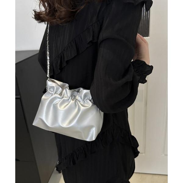 ZOZO問い合わせ番号:89106563ショップ:Mayree，メイリーブランド:Mignonjour，ミニョンジュール商品名:FReePLACe/巾着デザインチェーンバッグ X12331カテゴリ:バッグ>ショルダーバッグブランド品番...