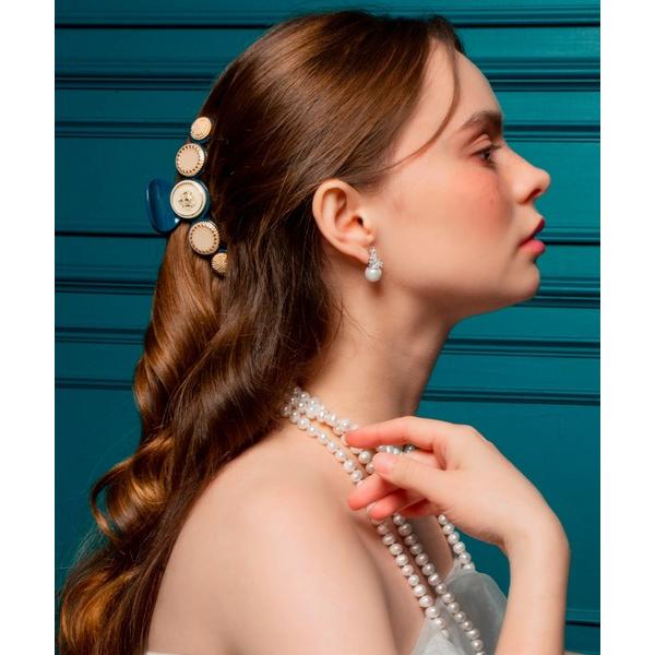 ZOZO問い合わせ番号:89106878ショップ:Karlas，カルラスブランド:Mela Bianca，メラビアンカ商品名:Mela Bianca/メラビアンカ 韓国 ロレータ クロークリップ ヘアクリップ バレッタ バンスクリップ ヘア...