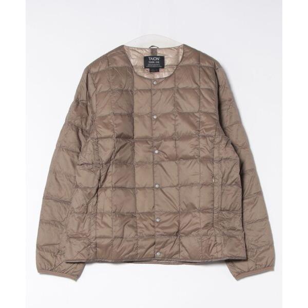 ZOZO問い合わせ番号:89140741ショップ:BILLY'S ENT，ビリーズ エンターブランド:TAION，タイオン，BILLY'S ENT，ビリーズエンター商品名:CREW NECK BUTTON DOWN JACKET　104カテ...