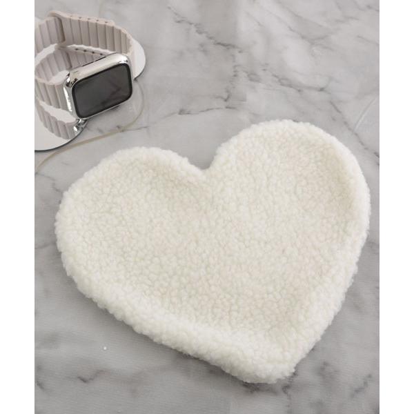 『タイムセール実施中』ZOZO問い合わせ番号:89203543ショップ:VIBGYOR，ヴィブジョーブランド:VIBGYOR Women，ヴィブジョー　ウィメン商品名:【float】ハート モノトーン インテリア ボアコースターカテゴリ:食...