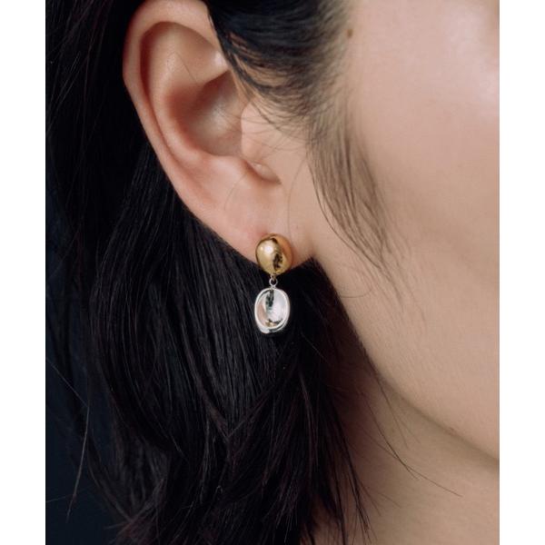 ※このアイテムは返品・交換対象外商品です。ZOZO問い合わせ番号:89234316ショップ:TONE，トーンブランド:novice，ノーヴィス，tone，トーン商品名:【novice】Bicolor Concave Pierce［Stain...
