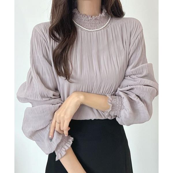 『タイムセール実施中』ZOZO問い合わせ番号:89234640ショップ:FUTIER LAND，フューティアランドブランド:Futier land，フューティアランド商品名:【着る毛布】裏起毛ギャザートップスカテゴリ:トップス>シャツ...