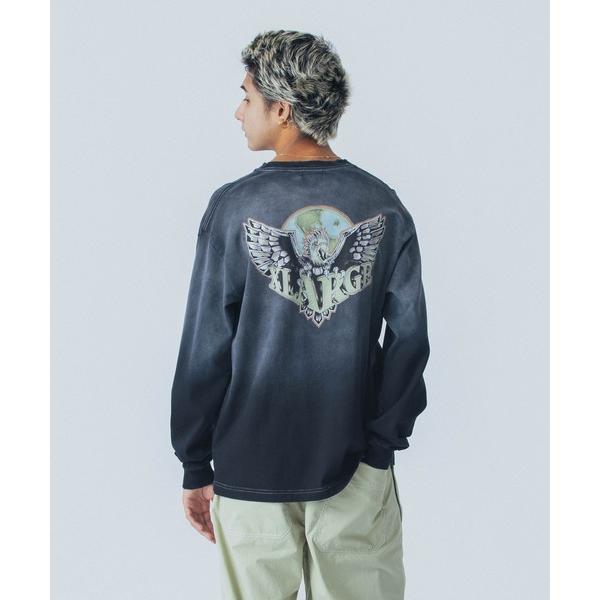『タイムセール実施中』ZOZO問い合わせ番号:89268771ショップ:XLARGE，エクストララージブランド:XLARGE，エクストララージ商品名:EAGLE WINGS TO THE WORLD L/S TEEカテゴリ:トップス>...