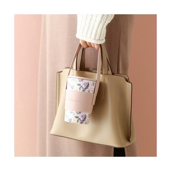 ZOZO問い合わせ番号:89268867ショップ:Francfranc，フランフランブランド:Francfranc，フランフラン商品名:ルースト サーモタンブラー M セット マルチフラワー ピンク 保冷 保温 真空二重構造 ハンドル付きカ...