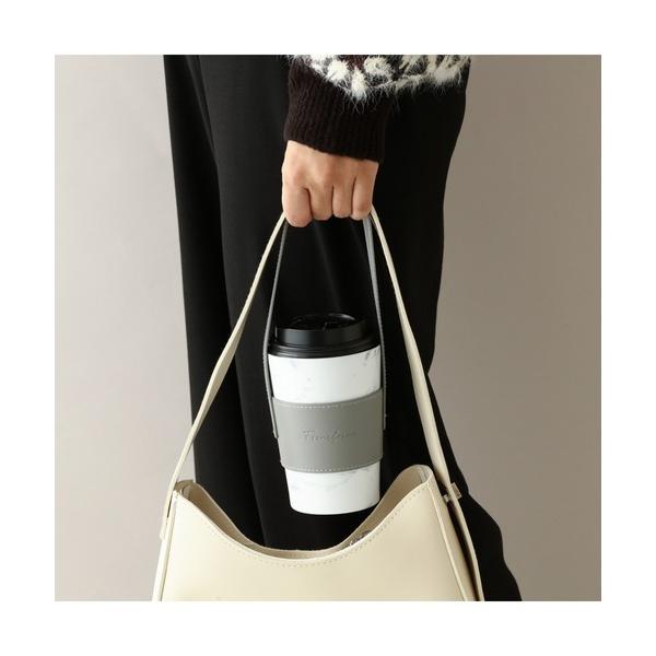 ZOZO問い合わせ番号:89268868ショップ:Francfranc，フランフランブランド:Francfranc，フランフラン商品名:ルースト サーモタンブラー M セット マーブル ホワイト 保冷 保温 真空二重構造 ハンドル付きカテゴ...