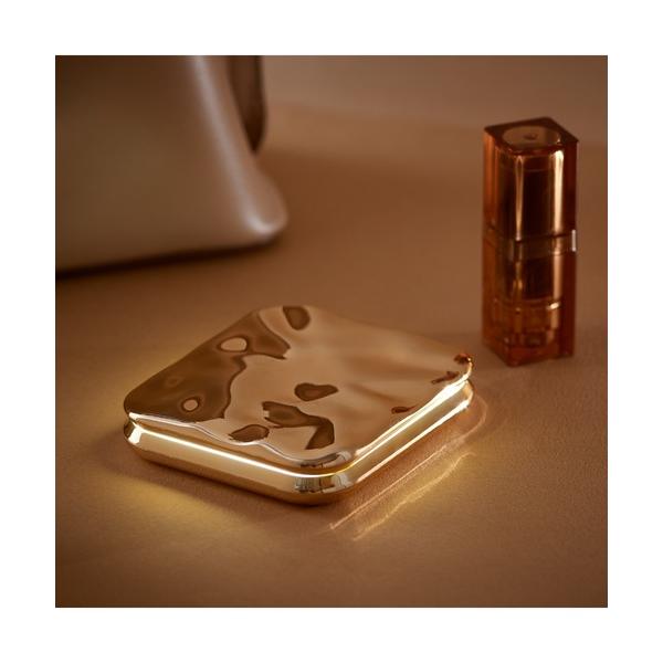 ※このアイテムは返品・交換対象外商品です。ZOZO問い合わせ番号:89269605ショップ:Francfranc，フランフランブランド:Francfranc，フランフラン商品名:ブロンシュ LEDコンパクトミラー ゴールドカテゴリ:ビューテ...