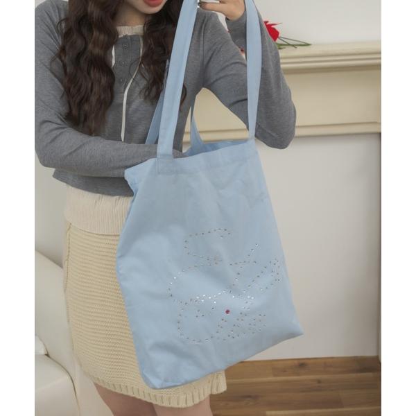 ZOZO問い合わせ番号:89270020ショップ:Auntie Rosa，アンティローザブランド:Birthday room，バースデイルーム，Mitch，ミッチ商品名:[A4サイズ/ジャンボうちわ収納可能] ロゴストーンカラートートバッグ...