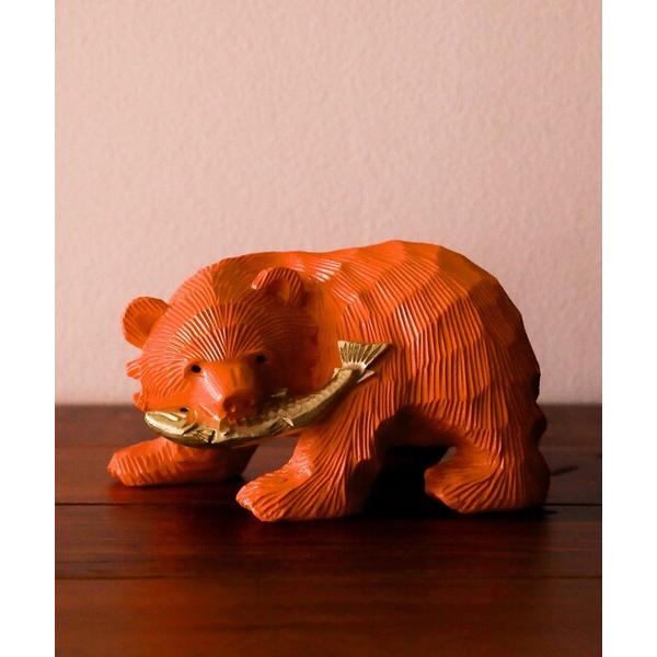 ZOZO問い合わせ番号:89300937ショップ:BEAMS MEN，ビームス メンブランド:BEAMS JAPAN，ビームス　ジャパン，BEAMS，ビームス商品名:【別注】鮭熊 貯金箱 橙カテゴリ:インテリア>インテリア雑貨ブランド...