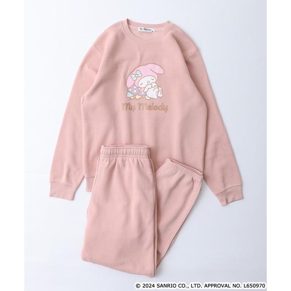 ZOZO問い合わせ番号:89301691ショップ:FUNALIVE，ファンアライブブランド:sanrio，サンリオ，FUNALIVE，ファンアライブ商品名:サンリオキャラクターズ 裏起毛上下セットカテゴリ:ルームウェア>ルームウェア/...