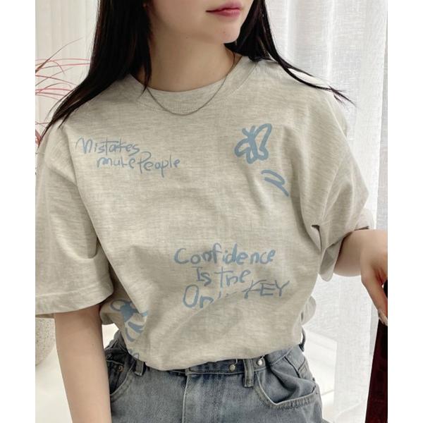 『タイムセール実施中』ZOZO問い合わせ番号:89303690ショップ:Ada.，エイダブランド:Ada.，エイダ商品名:落書き プリント 半袖Ｔシャツカテゴリ:トップス>Tシャツ/カットソーブランド品番:ada1805m素材:コット...