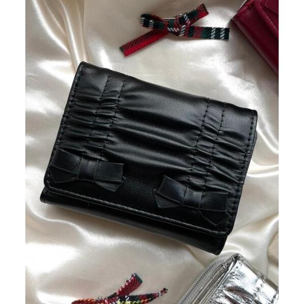 『セール実施中』ZOZO問い合わせ番号:89304045ショップ:WEGO，ウィゴーブランド:WEGO，ウィゴー商品名:WEGO/ギャザーリボンウォレットカテゴリ:財布/小物>財布ブランド品番:LG24AW11-G0021素材:[表地...