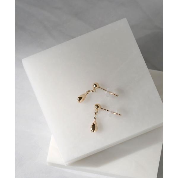 ※このアイテムは返品・交換対象外商品です。ZOZO問い合わせ番号:89305115ショップ:collecala，コレカラブランド:queite，ケイト，colleca la，コレカラ商品名:K10 YG しずくス タッドピアス ［queit...