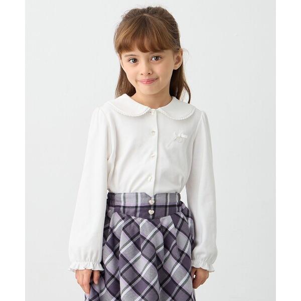 『セール実施中』ZOZO問い合わせ番号:89339142ショップ:ANY，エニィブランド:ANY，エニィ商品名:丸襟カットソーブラウスカテゴリ:トップス>シャツ/ブラウスブランド品番:KKFKGS0094素材:ホワイト：[本体]綿:1...