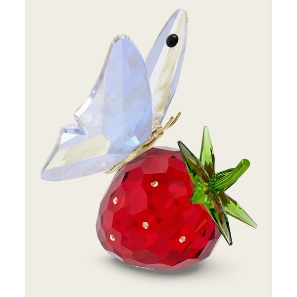 ZOZO問い合わせ番号:89399931ショップ:SWAROVSKI，スワロフスキーブランド:SWAROVSKI，スワロフスキー商品名:【公式】【スワロフスキー】Idylliaバタフライ＆ストロベリーカテゴリ:インテリア>インテリア雑...