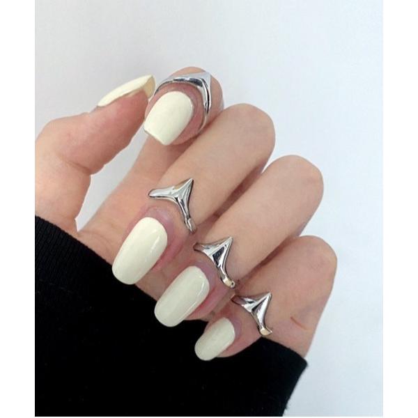 ZOZO問い合わせ番号:89400879ショップ:Mayree，メイリーブランド:MASHIRO，マシロ，Mayree，メイリー商品名:【MASHIRO】シンプルネイルリング4点セット（MAEK194）カテゴリ:アクセサリー>リングブ...