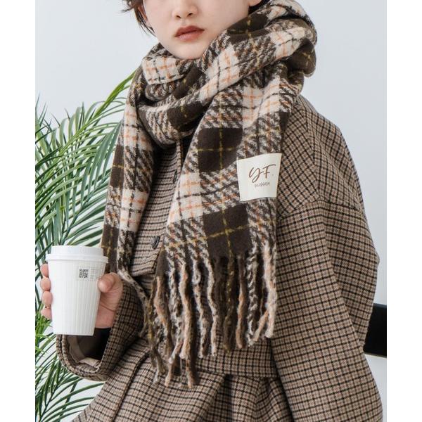 ZOZO問い合わせ番号:89402340ショップ:Outfitter lab，アウトフィッターラボブランド:Os accessory，オズアクセサリー，Luceat，ルーチェット商品名:Os　-オズ-　チェック柄ボリュームマフラーカテゴリ:...