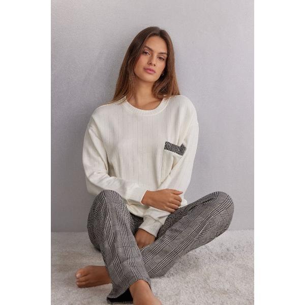 『セール実施中』ZOZO問い合わせ番号:89434228ショップ:Intimissimi，インティミッシミブランド:Intimissimi，インティミッシミ商品名:Royal Elegance ロングスリーブ リブニットカテゴリ:ルームウェ...